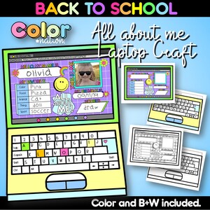 Back to School Crafts Bundle Kindergarten Bulletin Board Writing ...