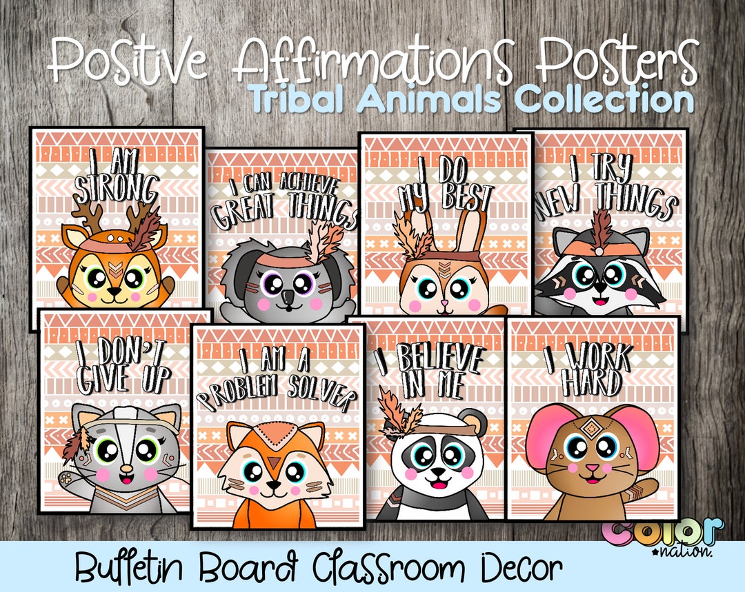Positive Affirmations Posters | Motivational Classroom Decor | Back to ...
