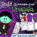Build a Dracula Craft, Halloween Printable Craft for Kids, Halloween ...