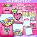 Valentine's Day, Love Gumball Machine, Jar of Hearts, February ...