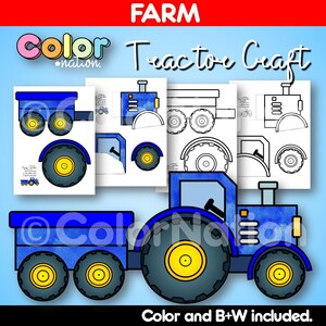 Farm Animals Crafts Bundle Bulletin Board Farm Theme Activities ...