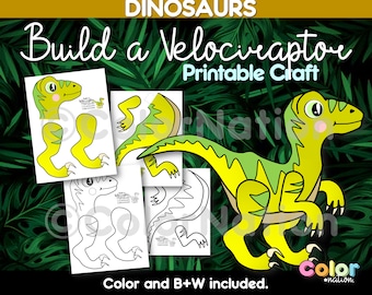 Build a Brontosaurus Craft - Dinosaur Craft - Prehistoric Activities ...