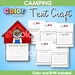 Camping Tent Kids Craft | Camping Day Theme Activities | Summer ...