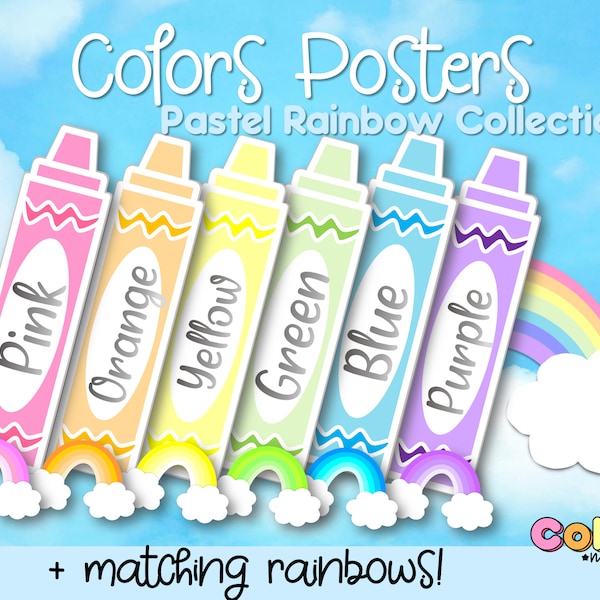 Pastel Colors Decor - Etsy