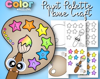 Back to School Crayon Box Name Craft Kindergarten Bulletin Board ...