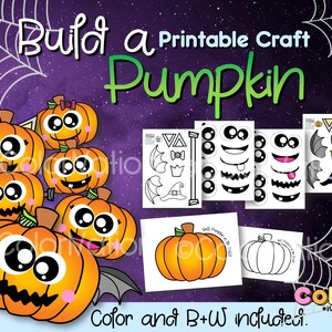 Halloween BUNDLE of Printable Crafts, October, Spooky Crafts, Trick Ot ...