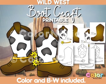 Cowboy and Cowgirl Craft | Wild West Activities | Western Craft | Rodeo ...