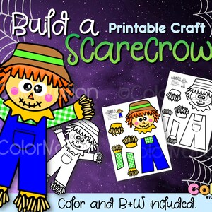 Halloween BUNDLE of Printable Crafts, October, Spooky Crafts, Trick Ot ...