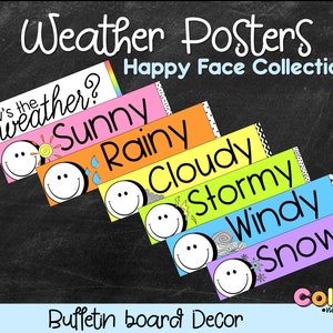 Weather Posters | Classroom Posters | Educational Posters | Preschool ...