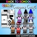 Back to School Crayons Craft Kindergarten Bulletin Board Activity Door ...