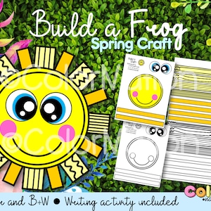 Build a Sun Printable Craft - Summer Coloring Pages - Spring Craft ...