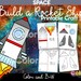 Build a Rocket Ship Printable Craft - Spaceship - Outer Space Coloring ...