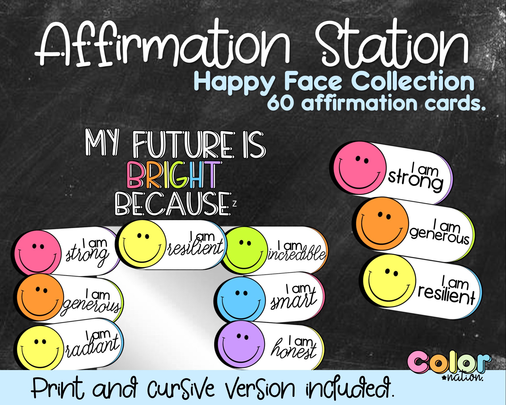 Affirmation Station Classroom Decor Positive Affirmations Mirror ...