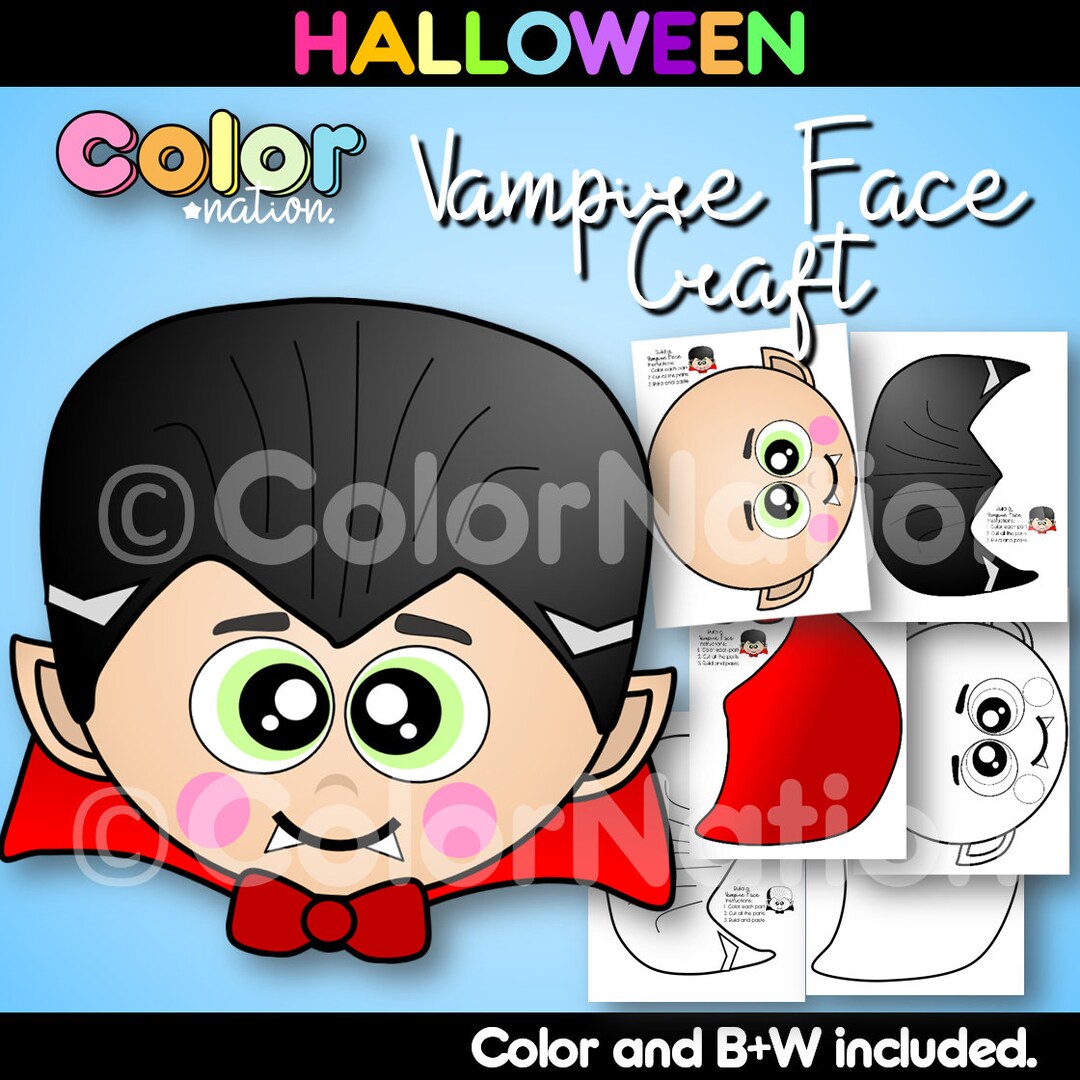 Vampire Craft | Halloween Bulletin Board | October Kindergarten ...