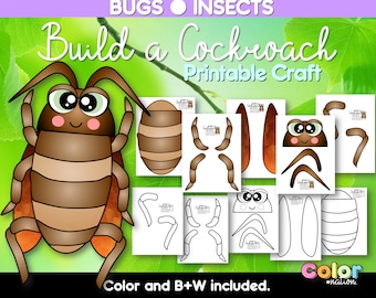 Build a Grasshopper Craft - Bugs and Insects Activities - Spring Crafts ...