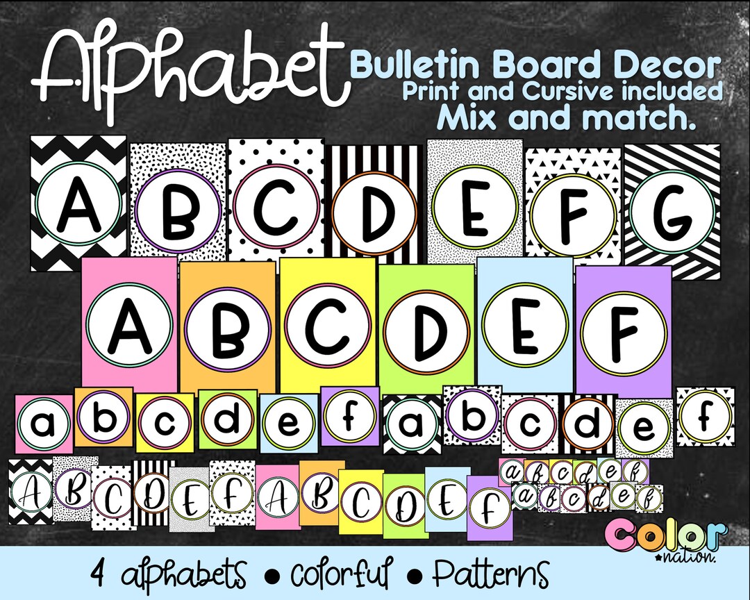 Alphabet Posters | ABC Posters | Classroom Decor | ABC Flashcards ...