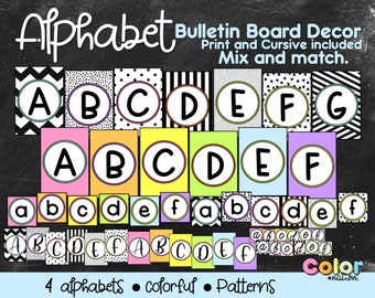 Bulletin Board Alphabet - Etsy