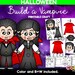 Build a Vampire Printable Craft, Halloween Activities, October Coloring ...