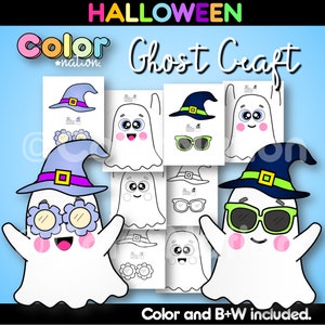 Ghost Craft | Halloween Bulletin Board | October Kindergarten ...