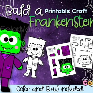Halloween BUNDLE of Printable Crafts, October, Spooky Crafts, Trick Ot ...
