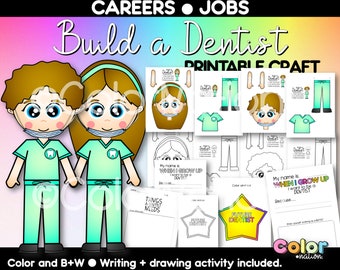 Build a Lawyer Craft - Career Day Activities - Community Helpers - Jobs ...