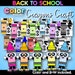 Back to School Crayons Craft Kindergarten Bulletin Board Activity Door ...