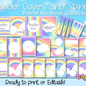EDITABLE Teacher Binder Covers and Spines | Classroom Management ...