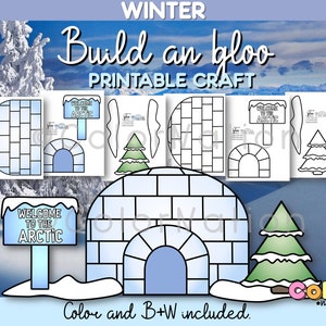 Build an Igloo Craft - Winter Craft - Arctic Activity - Eskimos - Inuit ...
