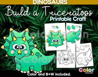 Build a Brontosaurus Craft Dinosaur Craft Prehistoric Activities ...