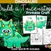 Build a Triceratops Craft Dinosaur Craft Prehistoric Activities - Etsy