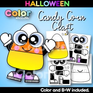 Candy Corn Craft | Halloween Bulletin Board | October Kindergarten ...