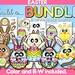 Easter Crafts Bundle | Bunny Coloring Pages Activities | Spring ...