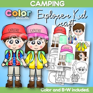 Camping Crafts Bundle PART 1 | Camping Theme Activities | Summer ...
