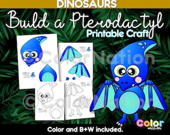 Build a Brontosaurus Craft Dinosaur Craft Prehistoric Activities ...