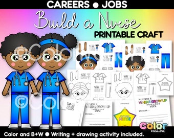 Build a Pilot Printable Craft - Career Day Activities - Community ...