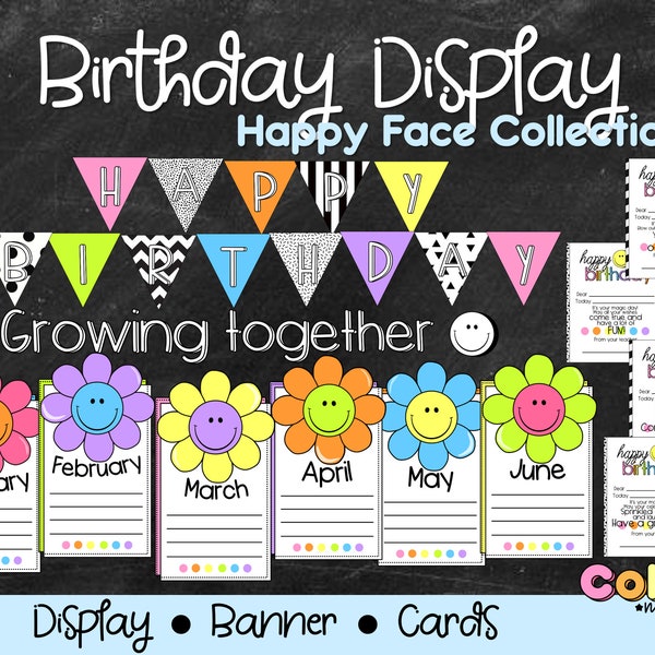 Classroom Birthday Display - Etsy
