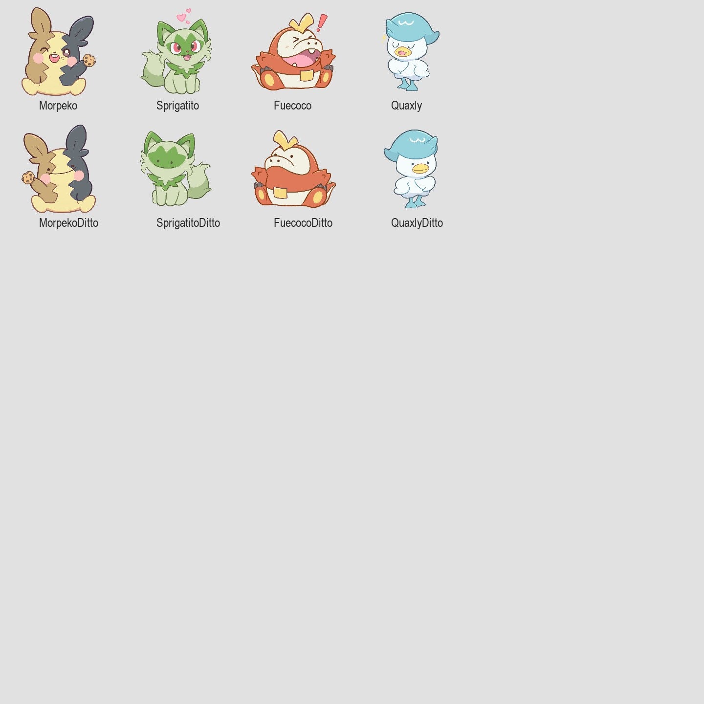 Pokemon Ditto Evolution Chart