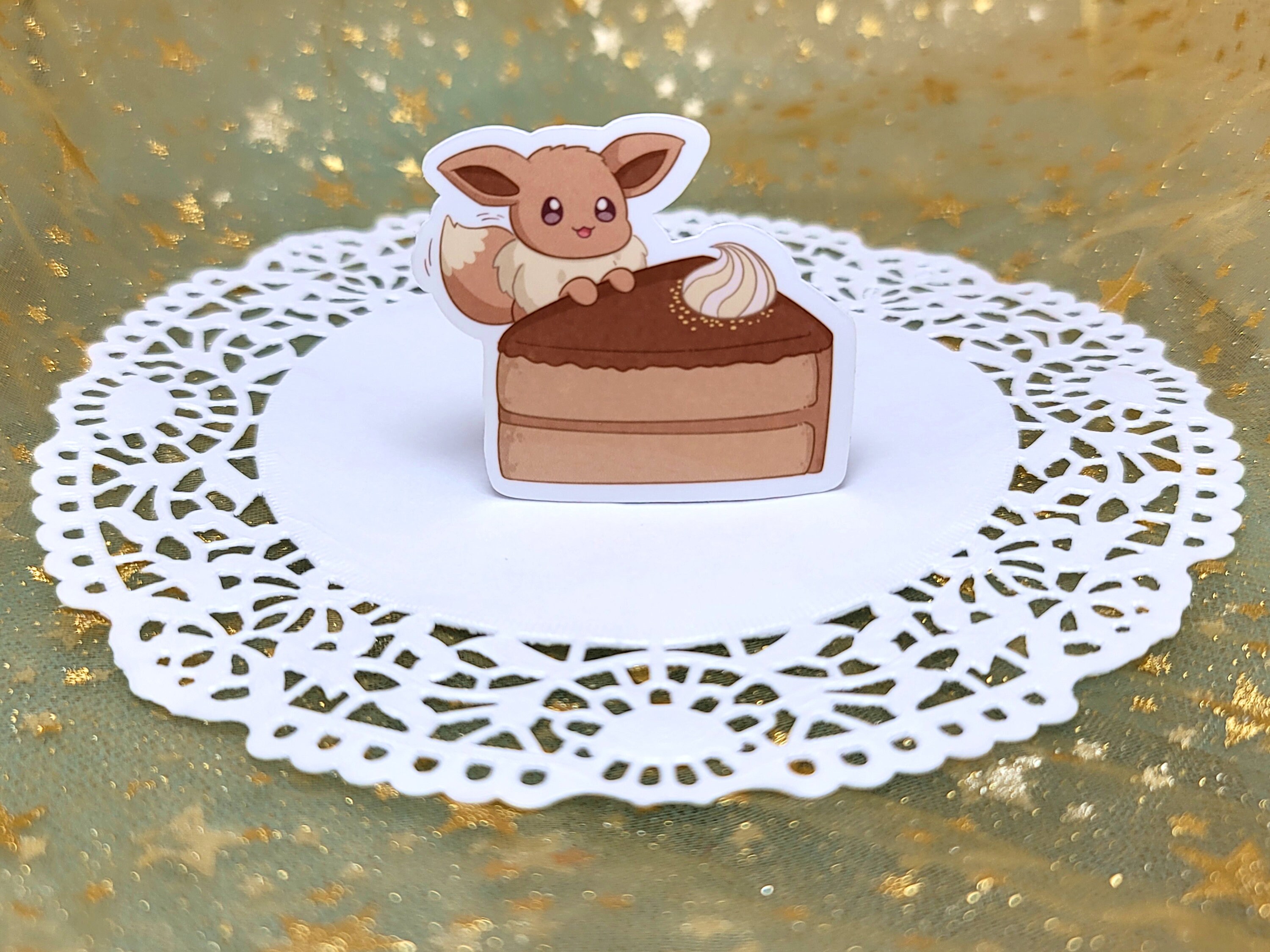 Eeveelution Cakes Pokemon Stickers Matte Laminate Waterproof - Etsy ...