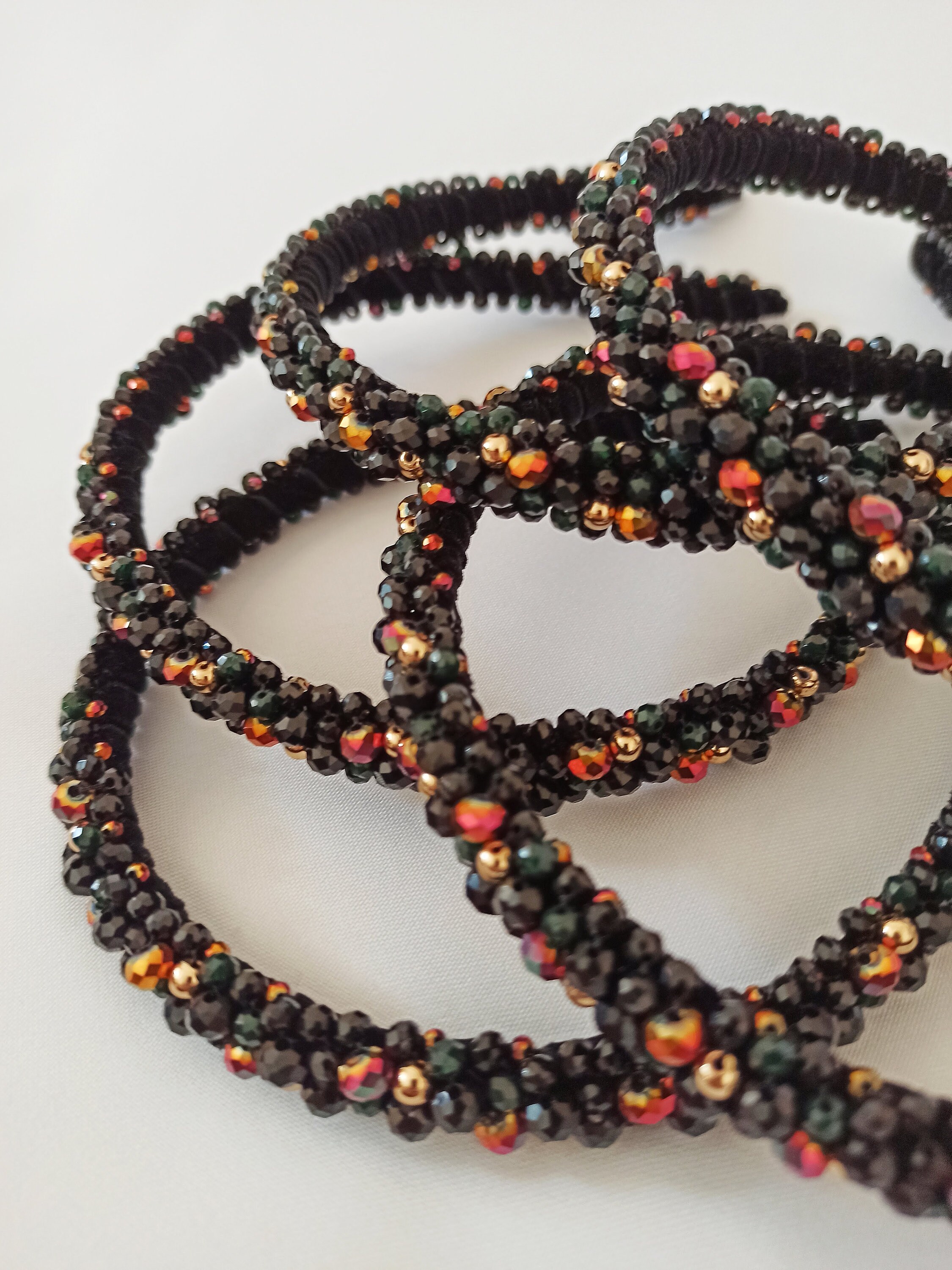 Crystal Spring Headband Crystal Hair Band Bridesmade Crystal | Etsy