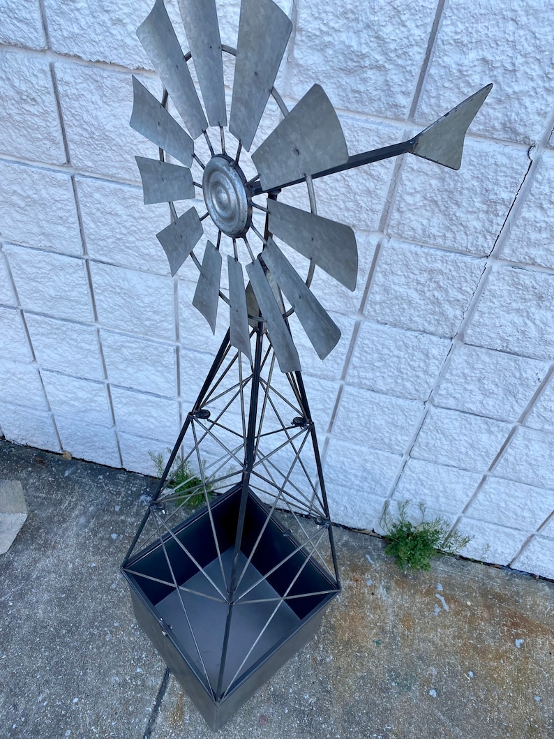 59 Inch Windmill Planter Box - Etsy