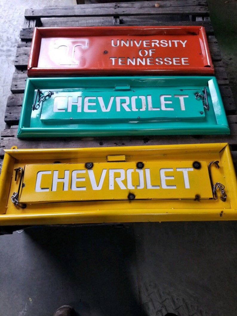 Chevrolet Tailgate Wall Hanging - Etsy