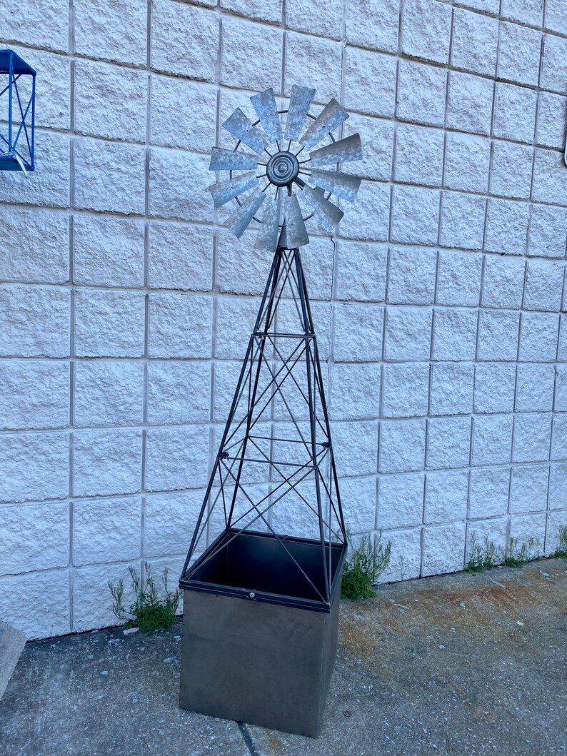 59 Inch Windmill Planter Box - Etsy