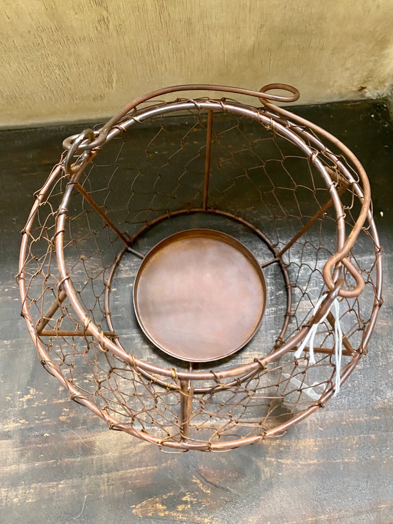 Chicken Wire Basket Lantern - Etsy