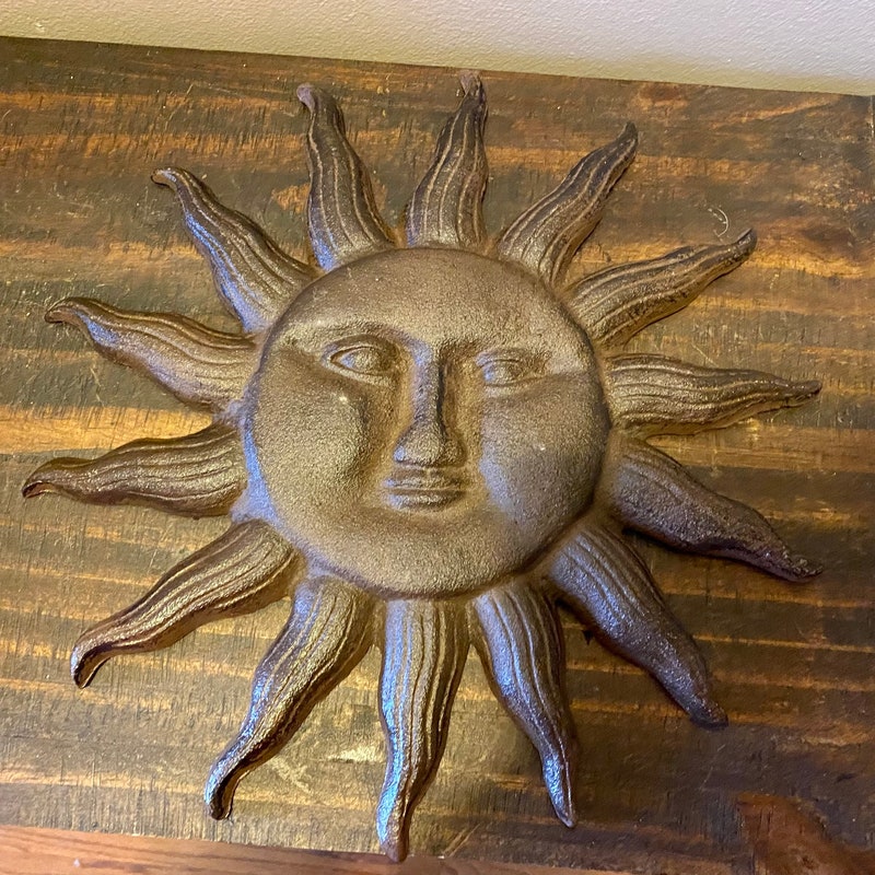 Copper Sun Wall Art - Etsy