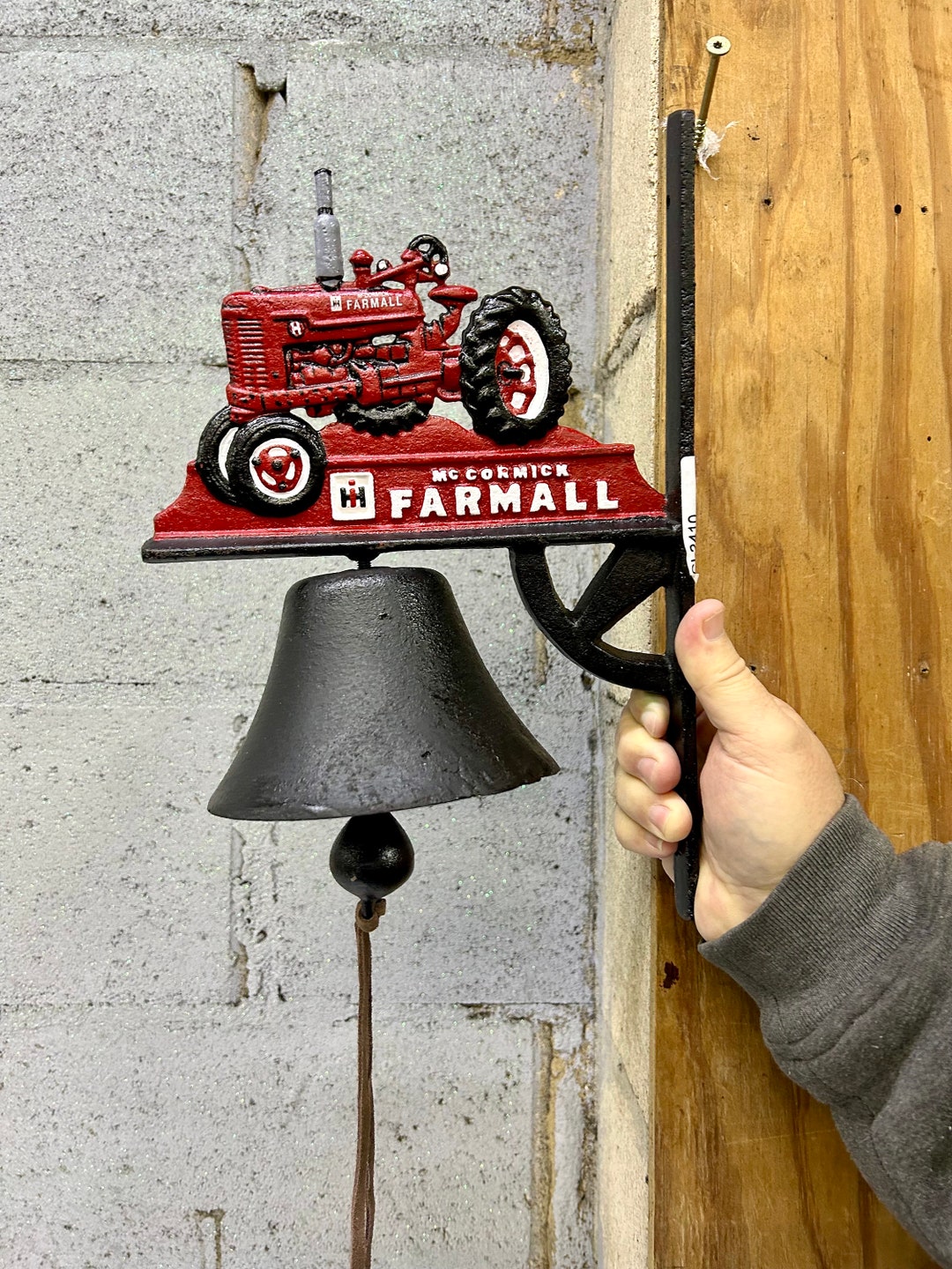 Mccormick Farmall Tractor Bell Cast Iron - Etsy