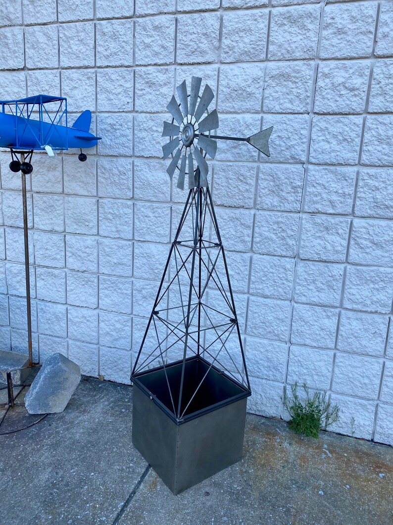 59 Inch Windmill Planter Box - Etsy