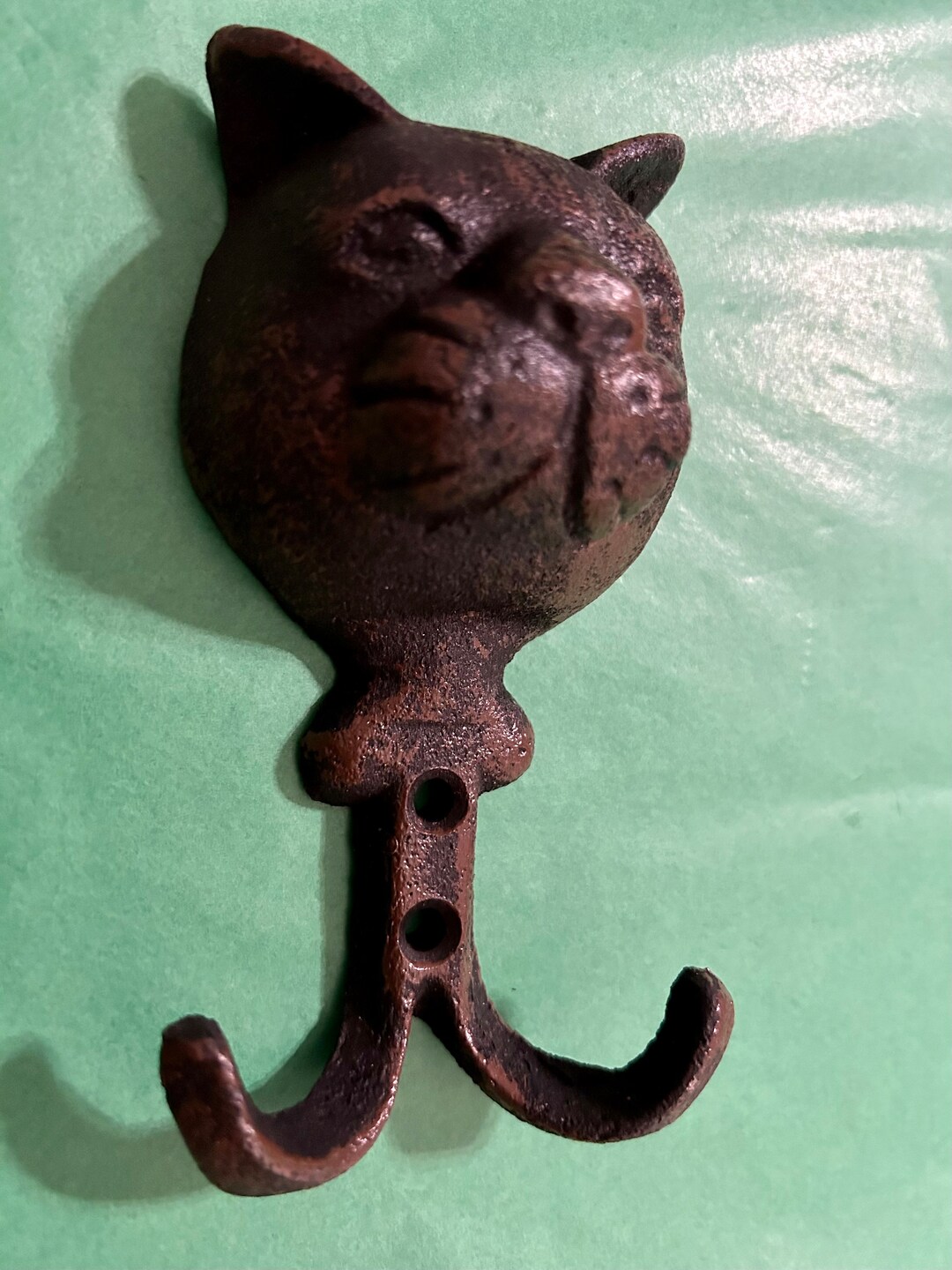 Cat Head Wall Hook - Etsy