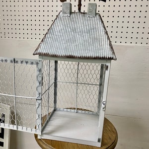 Chicken Wire Rooster Lantern - Etsy