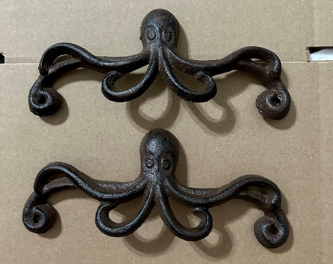 Octopus Drawer Pulls Set of 2 - Etsy