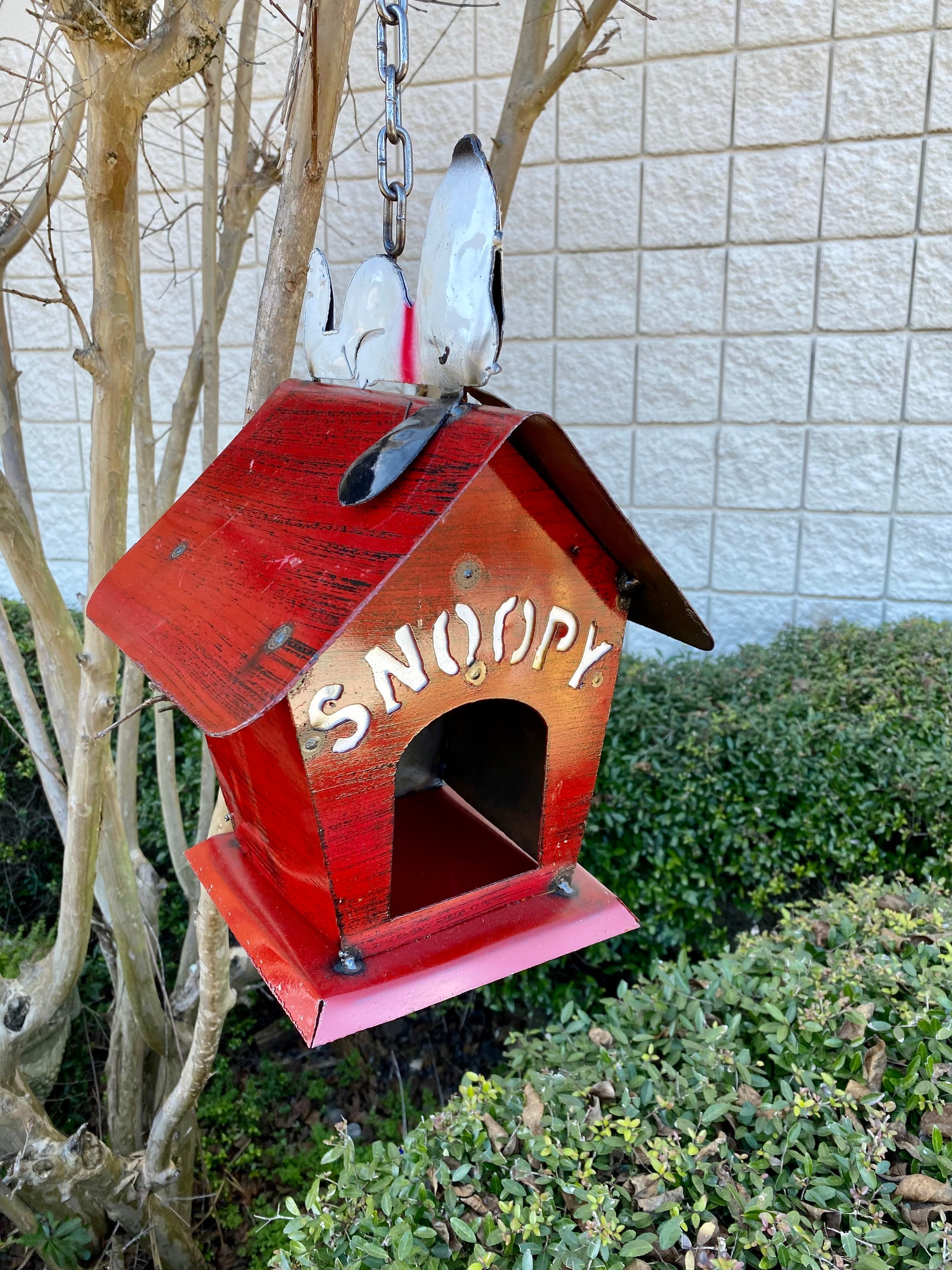 Snoopy Birdhouse Metal - Etsy